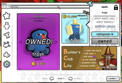 Shop | Untitled Tag Game Wiki | Fandom