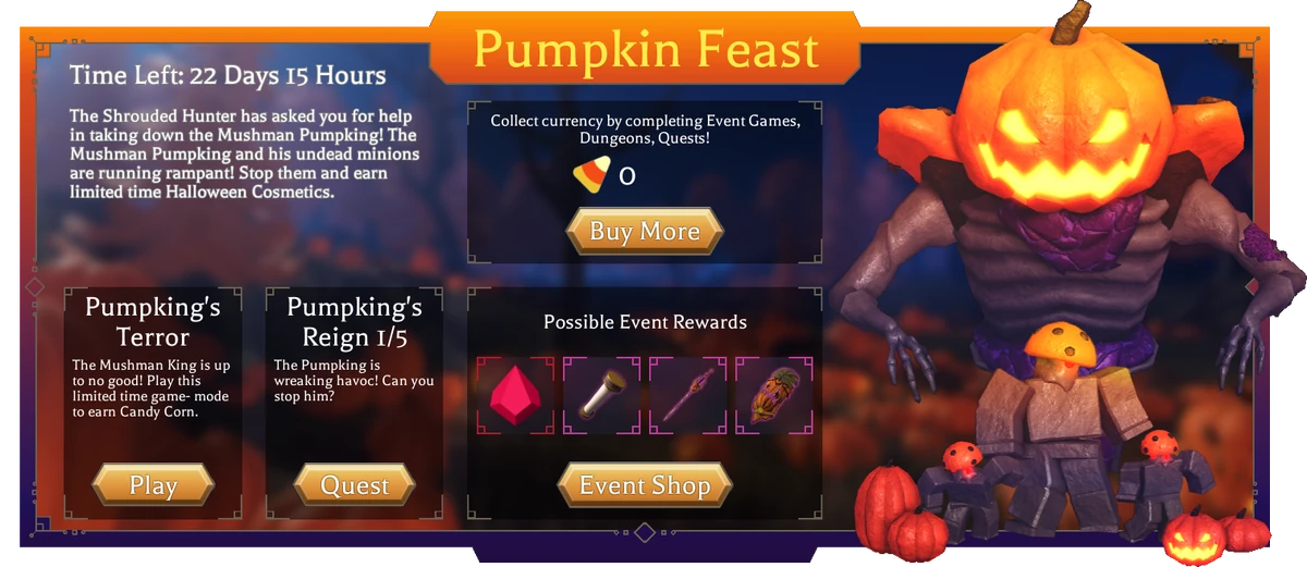 Pumpkin Feast | Venture Tale Wiki | Fandom