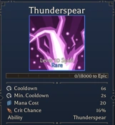 Thunderspear | Venture Tale Wiki | Fandom