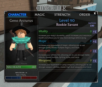 User Interface | Roblox World of Magic Wiki | Fandom