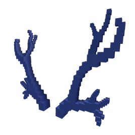Blue 8-Bit Antlers | Roblox Wiki | Fandom