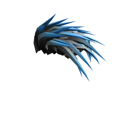 Blue Spiked Hair
