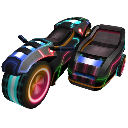Rainbow Disco Hyperbike with Sidecar | Roblox Wiki | Fandom