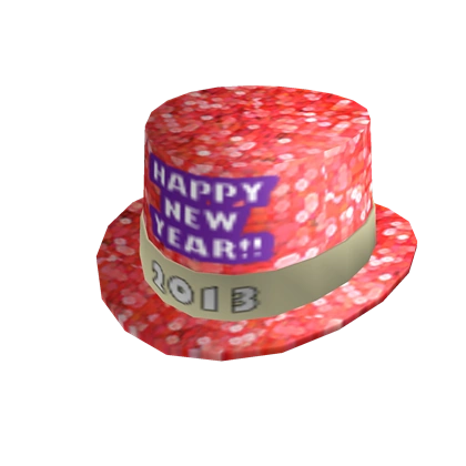 2013 New Year S Top Hat Roblox Wiki Fandom