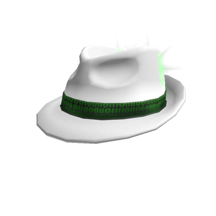 Binary Banded Boss White Hat | Roblox Wiki | Fandom