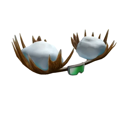 Snow-Packed Moose Antler Goggles | Roblox Wiki | Fandom