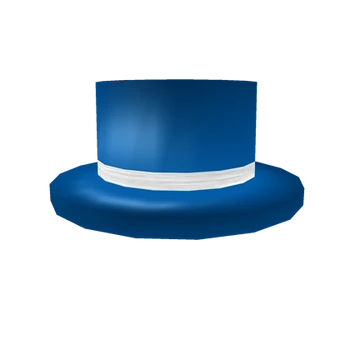 Blue Top Hat with White Band | Roblox Wiki | Fandom