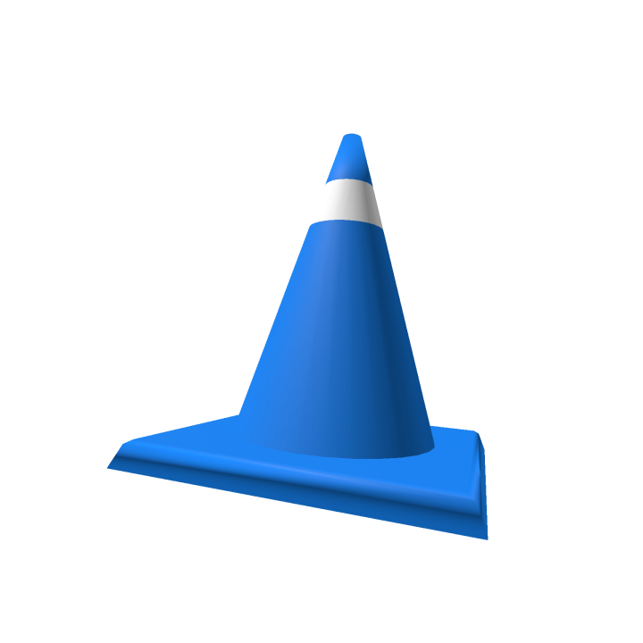 Colored Traffic Cones
