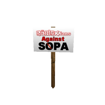 Protest: ROBLOXians Against SOPA | Roblox Wiki | Fandom