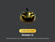Sinister G. | Roblox Wiki | Fandom