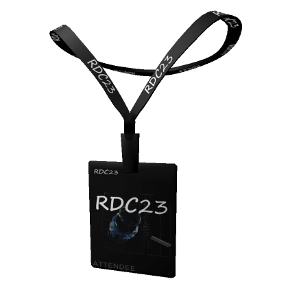 RDC 2023 Lanyard Badge | Roblox Wiki | Fandom