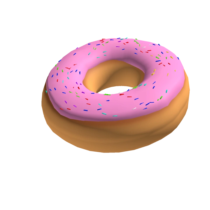 Pink Sprinkled Donut | Roblox Wiki | Fandom