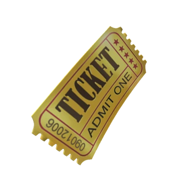 Golden Admission Ticket | Roblox Wiki | Fandom