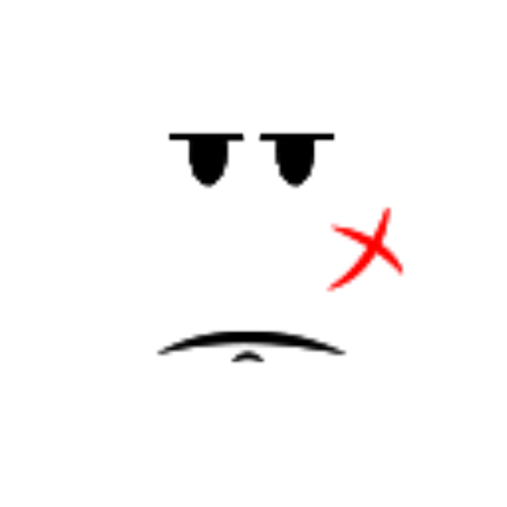 Red Serious Scar Face | Roblox Wiki | Fandom
