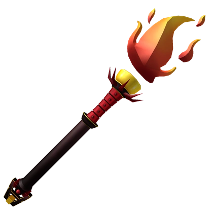 Flaming Staff of the Nefarious Red Wizard | Roblox Wiki | Fandom