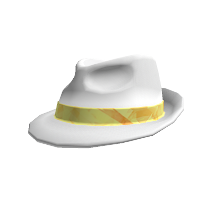 Gold Sparkle Time Banded Boss White Hat | Roblox Wiki | Fandom