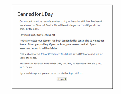 User blog:Thesuperlord20/Whats IP Ban? | Roblox Wiki | Fandom