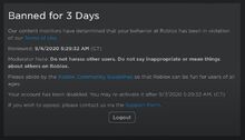 Ban | Roblox Wiki Italia | Fandom