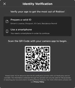 Age Verification | Roblox Wiki | Fandom