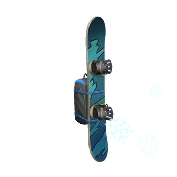 Blue Back-Strapped Snowboard | Roblox Wiki | Fandom