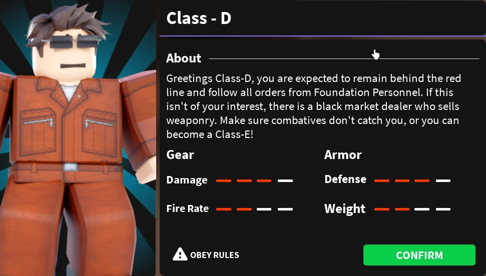 Class-D | Roblox Area 47 Wiki | Fandom