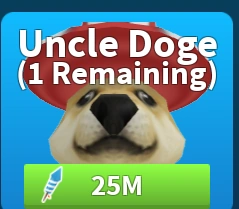 Uncle Doge | ROBLOX Bomb Simulator Wiki | Fandom
