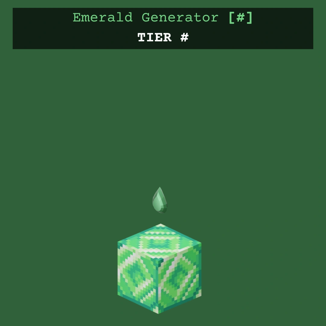 Emerald Generator | BedWars Wiki | Fandom