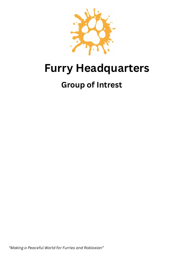 Furry Headquarters Data File: Group of Interest | Robloxiapedia | Fandom