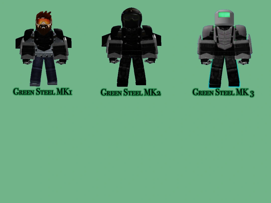 Seth Ez's Green Steel Armour | Robloxiapedia | Fandom