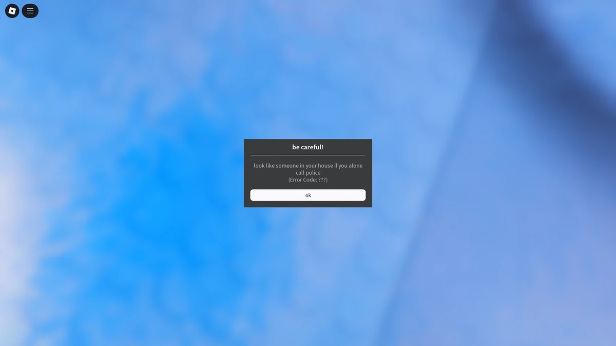 User blog:Timofbanpo/Scary error | Roblox Creepypasta Wiki | Fandom