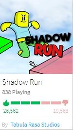 Shadow Run - Creepy easter egg | Roblox Creepypasta Wiki | Fandom