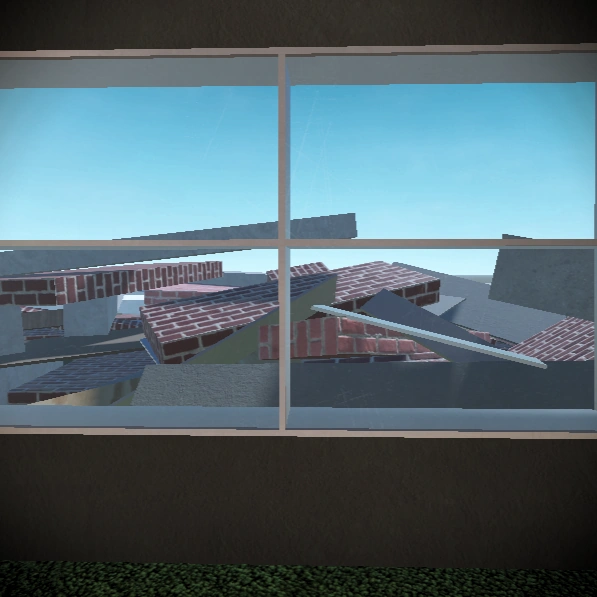 ...And it all crumbled down. | The Roblox "House" Wiki | Fandom