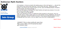 Robloxian Myth Hunters | Myth Community Wiki | Fandom