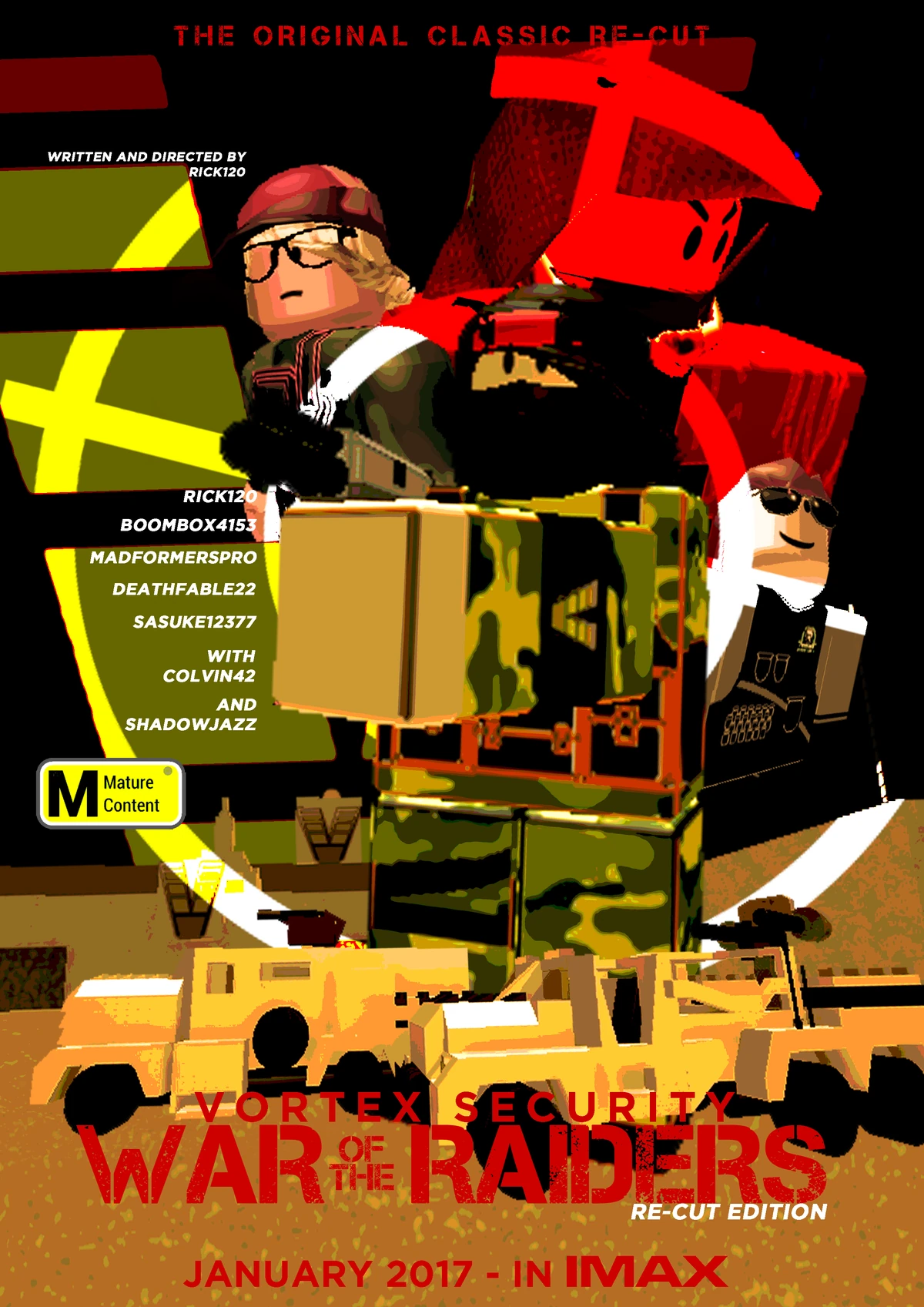 Vortex Security: War of the Raiders | ROBLOX Film Wiki | Fandom