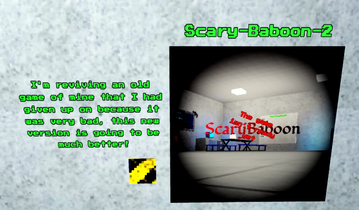 Scary Baboon 2 | Roblox Lethal ape Wiki | Fandom