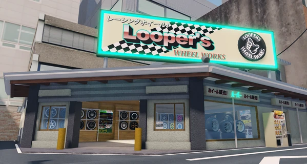Loopers Wheel Works | Midnight Racing Wiki | Fandom