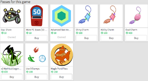 Ro-Powers and Game Passes | Pokémon Brick Bronze Wiki | Fandom