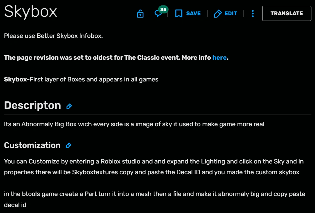 User blog:AwesomeSalmon701/The Skybox Page Incident | RobloxSkybox Wiki ...