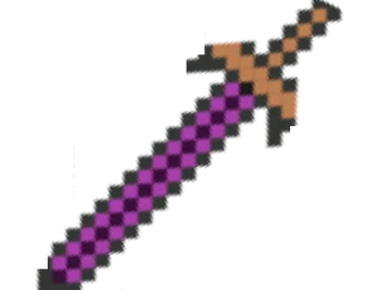 Obsidian Sword Minecraft