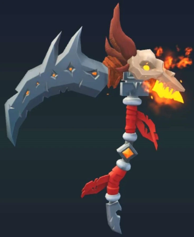 Melee - Bonefire Scythe | Roblox Paragon - Zombies Wiki | Fandom