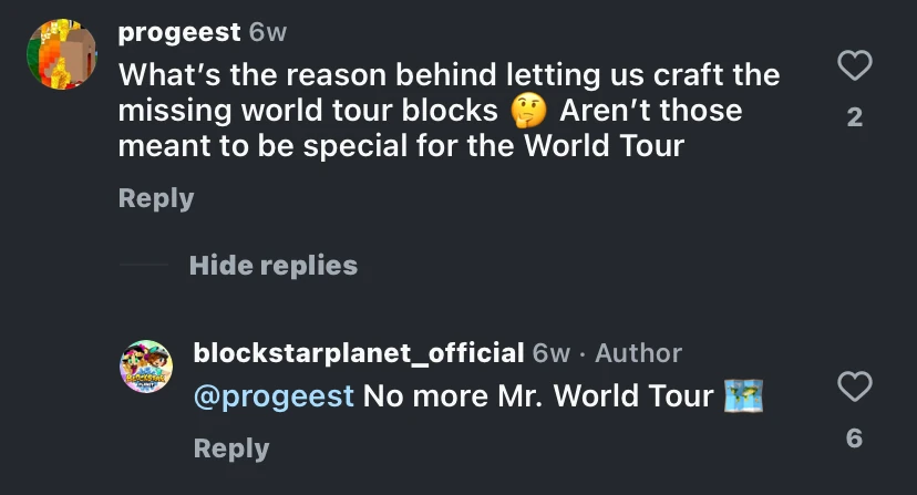 Phase 2: World Tour Update | BlockStarPlanet Wiki | Fandom