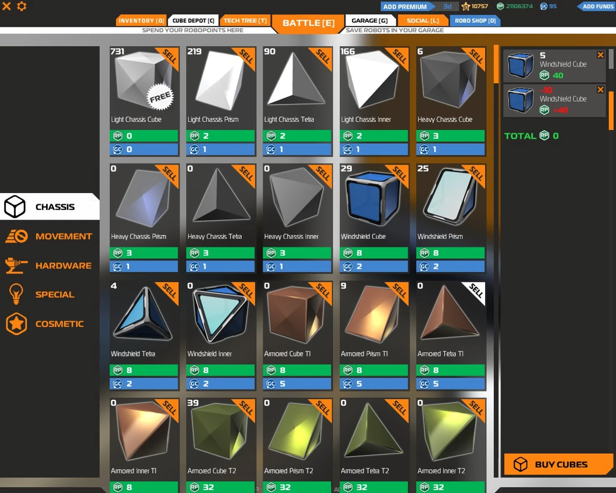 Cube Depot - Official Robocraft Wiki