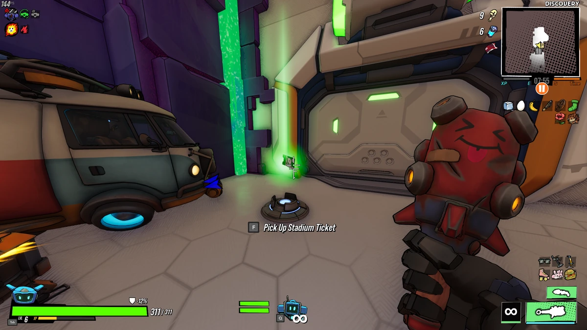 Green Ticket "Stadium" | Roboquest Wiki | Fandom