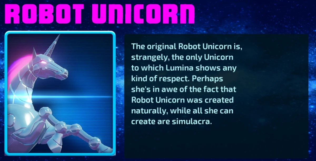 ROBOT UNICORN | Robot unicorn attack 3 Wiki | Fandom
