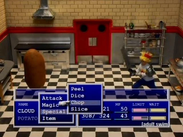 Final Fantasy Burger Chain | Robot Chicken Wiki | Fandom