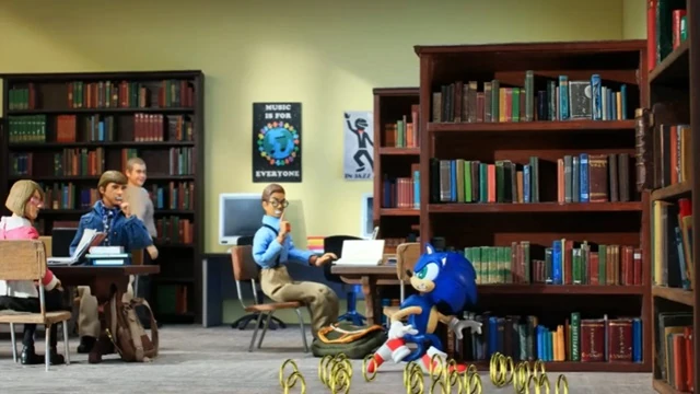 Sonic in the Library | Robot Chicken Wiki | Fandom