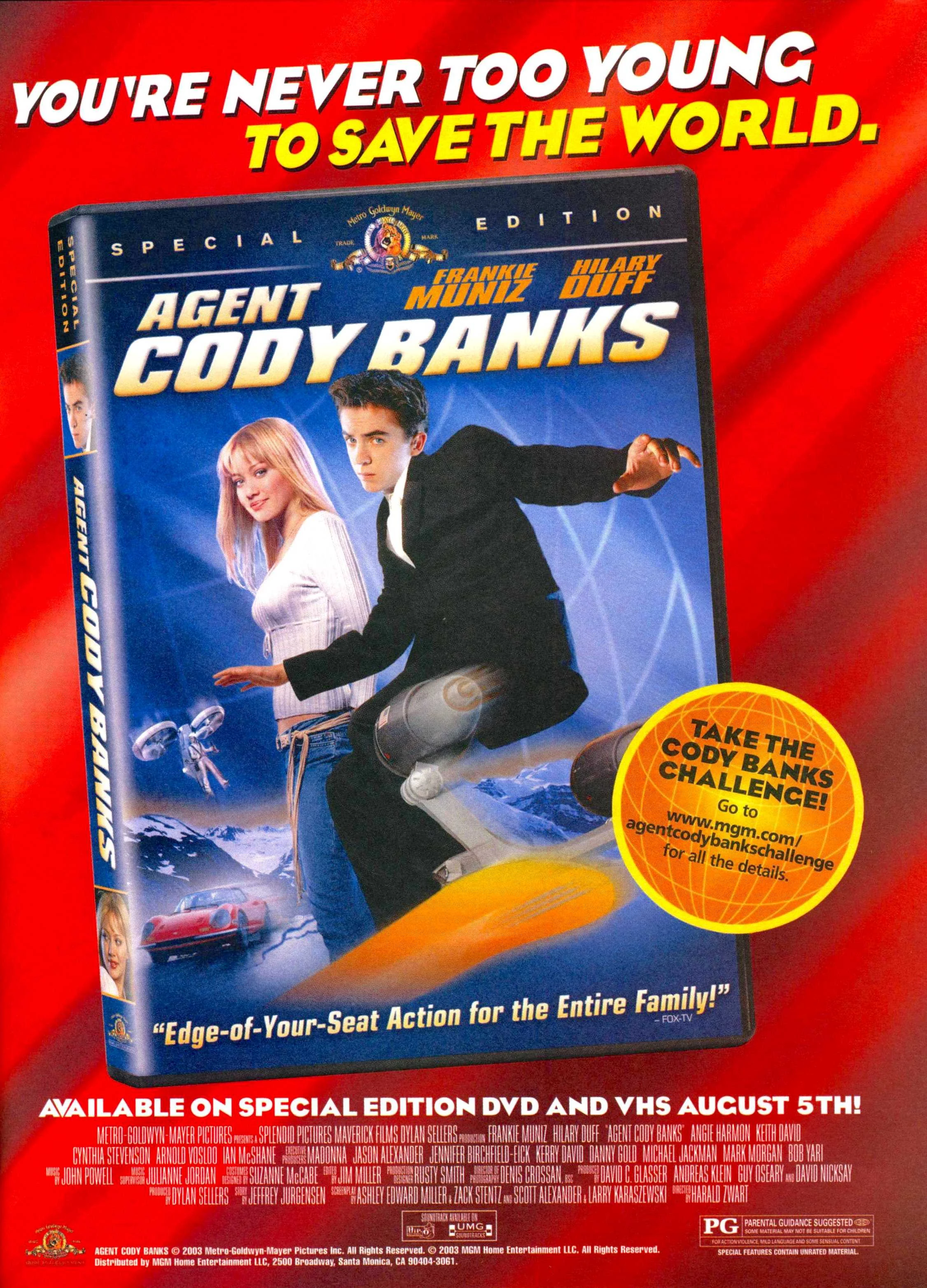 Agent Cody Banks Poster