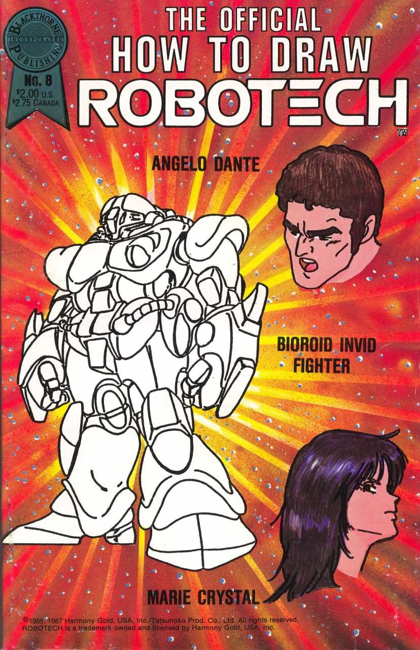 The Official How To Draw Robotech 8: Angelo Dante, Marie Crystal, Rolf ...