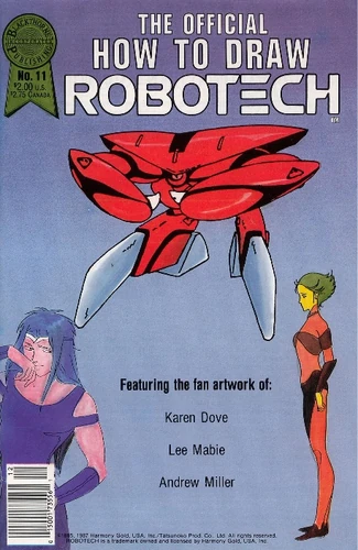 The Official How To Draw Robotech 11: Lancer, Lancer's Cyclone, Sera ...