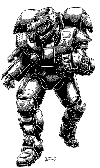 RDF Heavy Combat Armor | Robotech Saga Wiki | Fandom